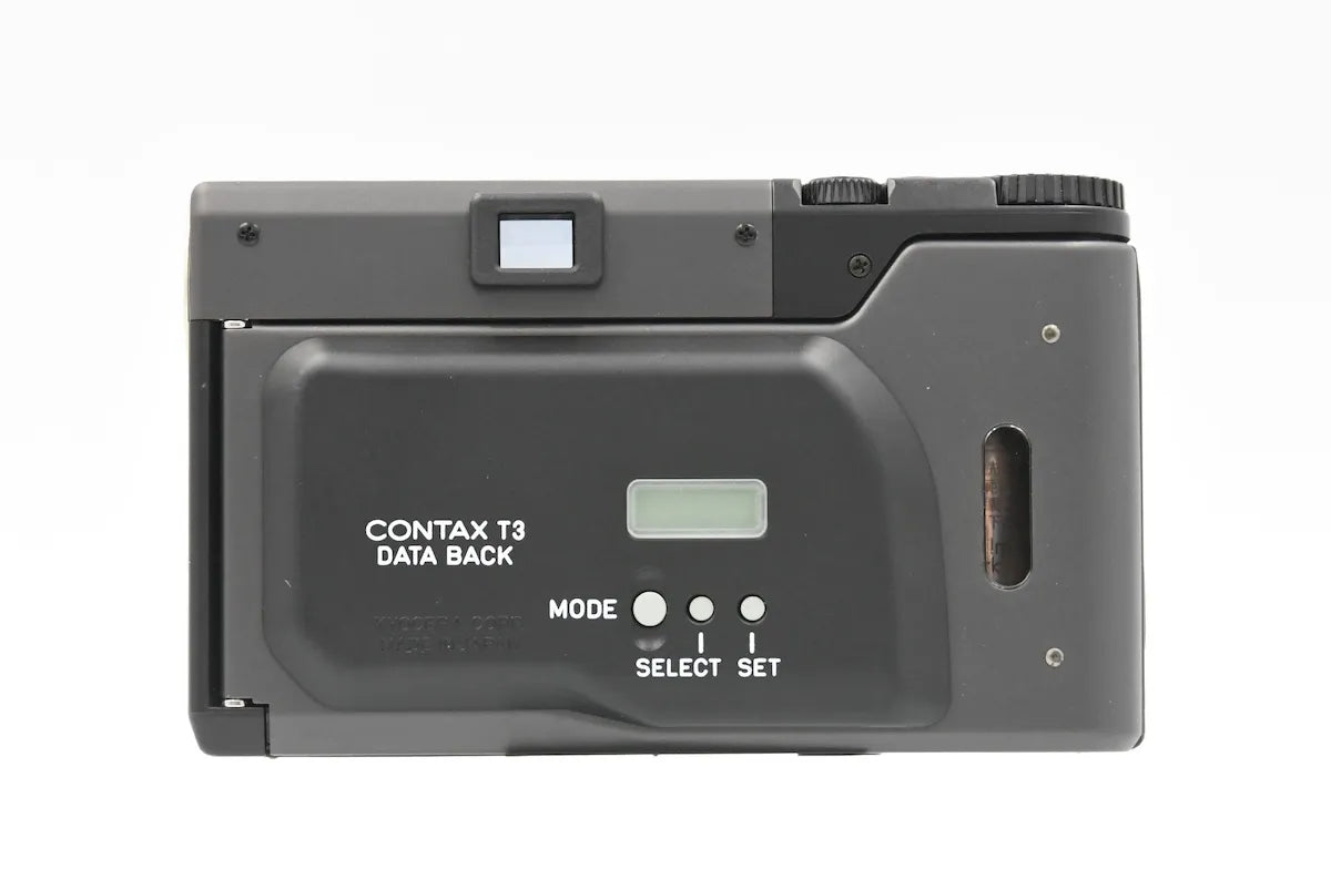 CONTAX T3D Titanium Black Double Teeth SN. 067501 – FILMCAMERA TOKYO