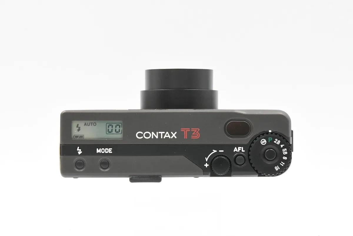 CONTAX T3 Titanium Black Double Teeth SN. 067392 – FILMCAMERA TOKYO